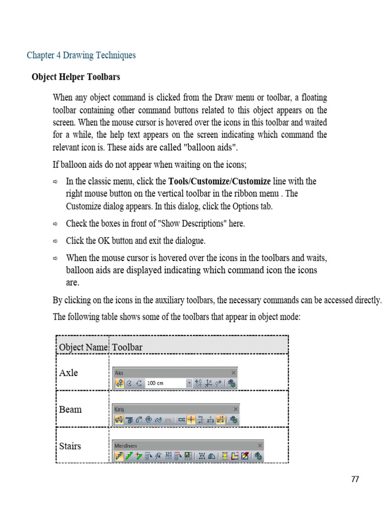 Chapter 4 Drawing Techniques | PDF | Icon (Computing) | Menu (Computing)