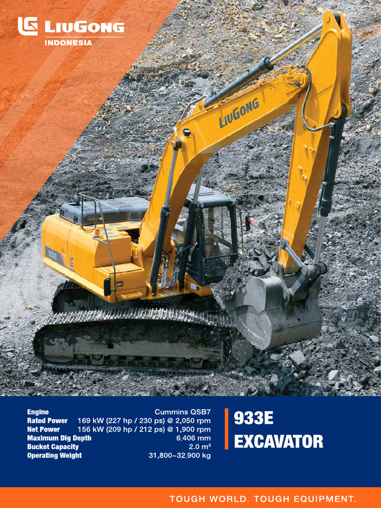 933E (Tier 3) - GCIC - (Indonesia 2.2m Stick +2.0 Square Bucket - 800mm Shoe) | PDF