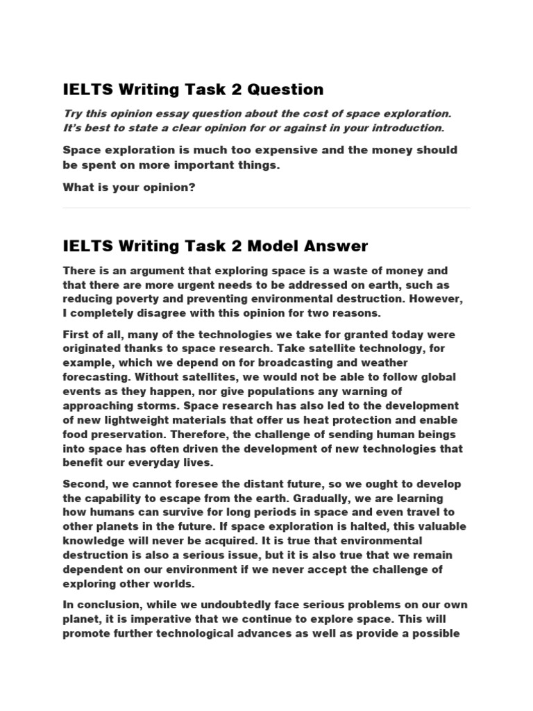 IELTS Writing Task 2 Question | PDF | Free Trade | United Nations