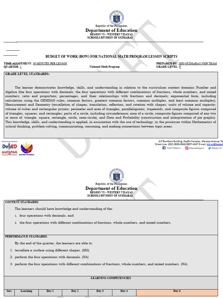 NMP Bow G6-Q1 | PDF | Area | Euclidean Geometry