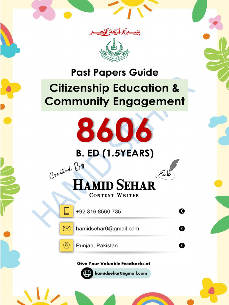 PastPaperGuide (8606) | PDF