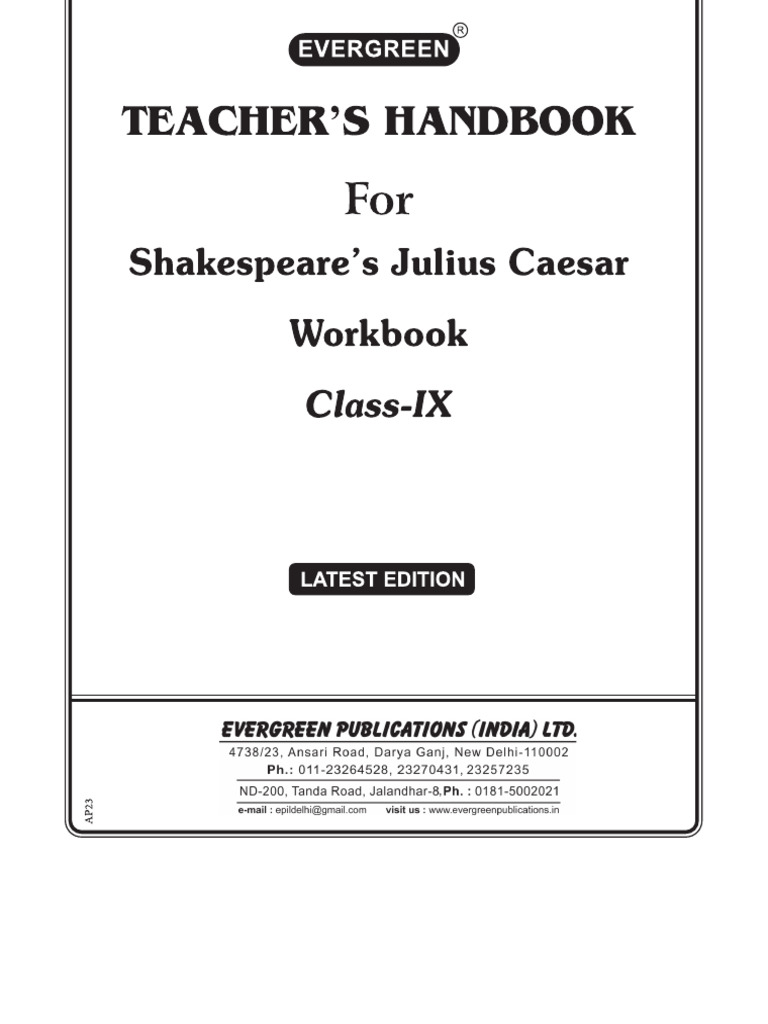 Shakespeare S Julius Caesar Act 1 Secene 1 | PDF