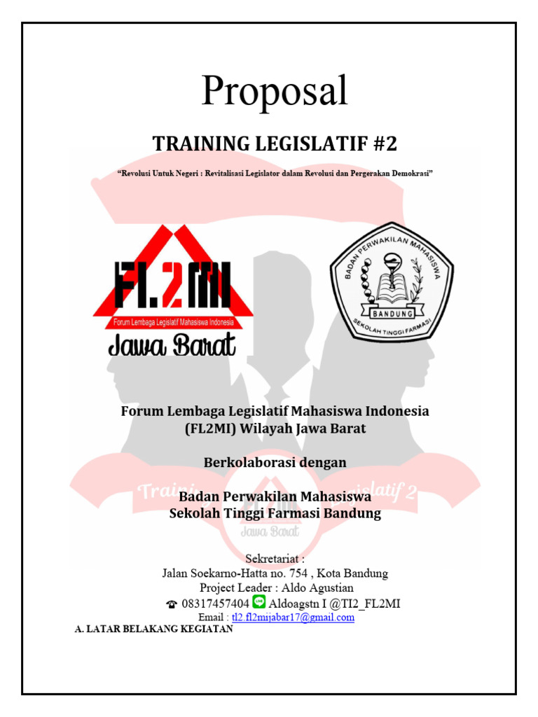 Proposal TL2 Eksternal-1 | PDF