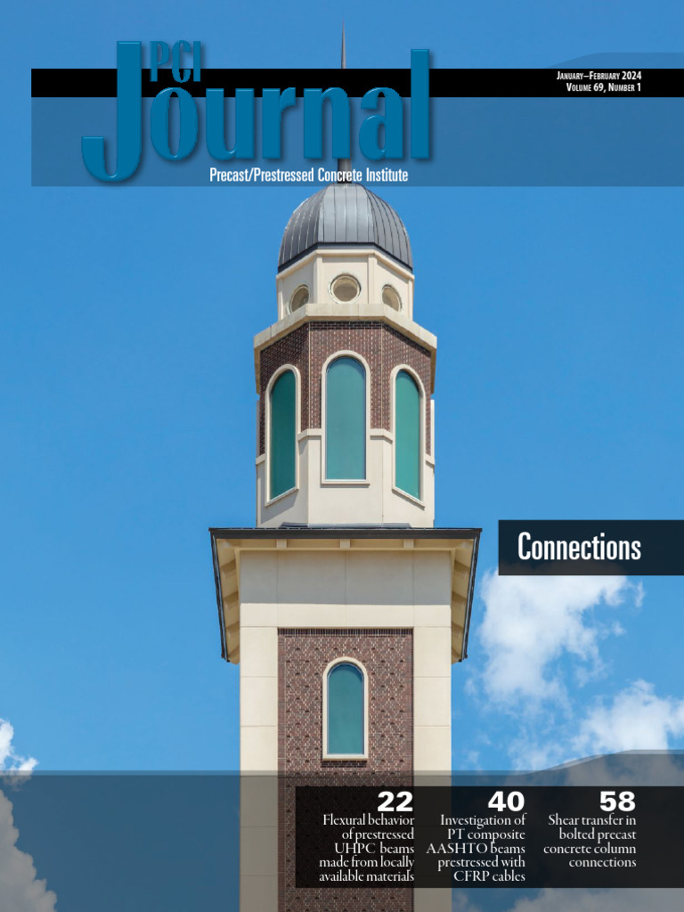 PCI Journal January-February 2024 | PDF | Precast Concrete ...