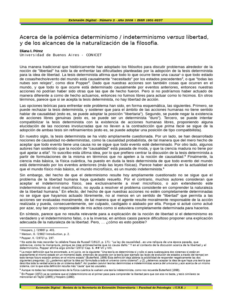 Módulo 9 Lectura Determinismo | PDF | Determinismo | Teoría