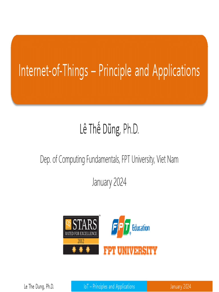 IoT Principles & Applications Guide | PDF | Internet Of Things | Internet