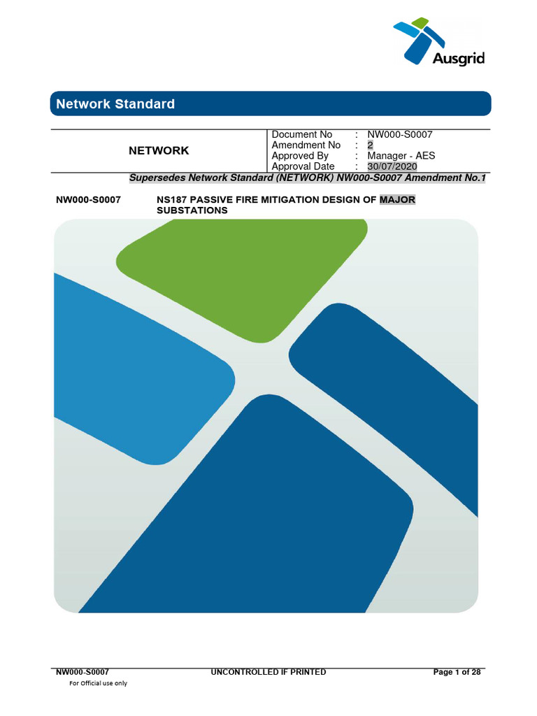 Substation Fire Mitigation Standards | PDF | Fires | Electrical Substation