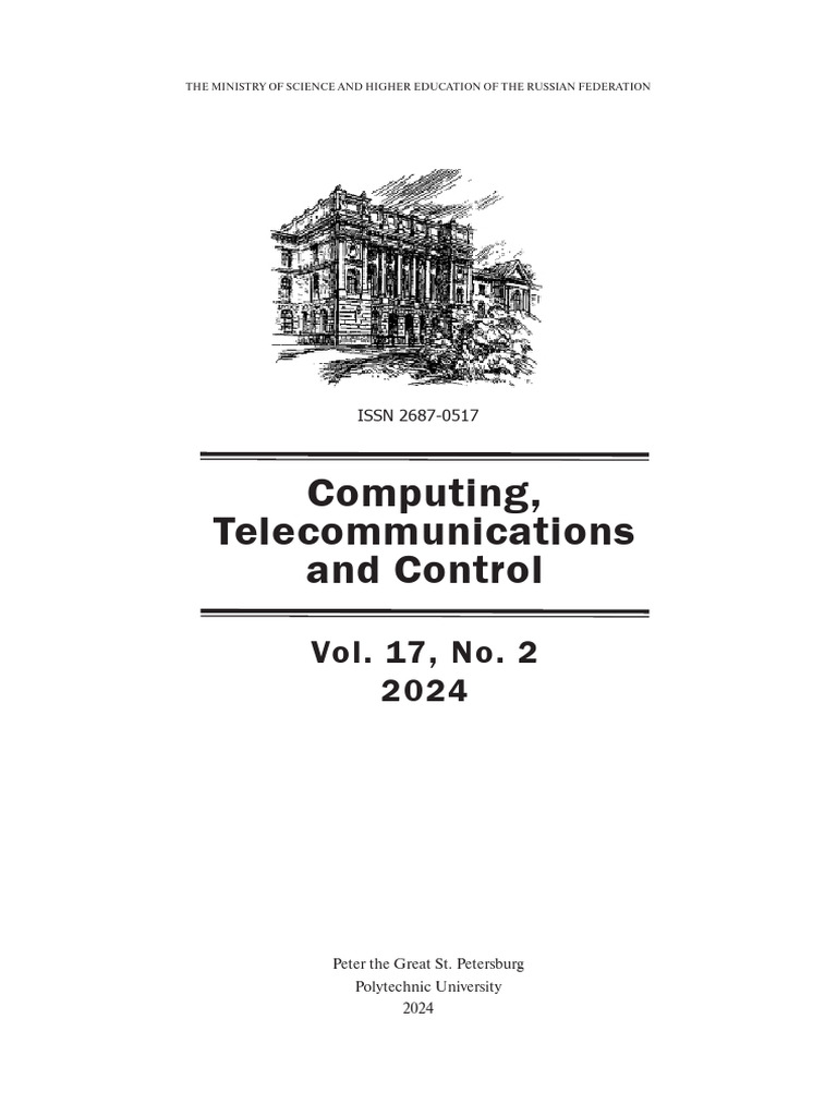 Computing, Telecommunications and Control: Vol. 17, No. 2 2024 | PDF
