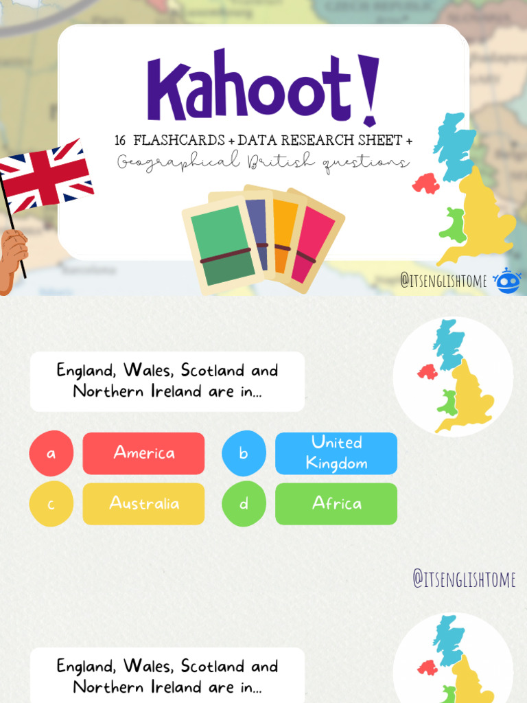 Cultural Flashcards + Kahoot | PDF