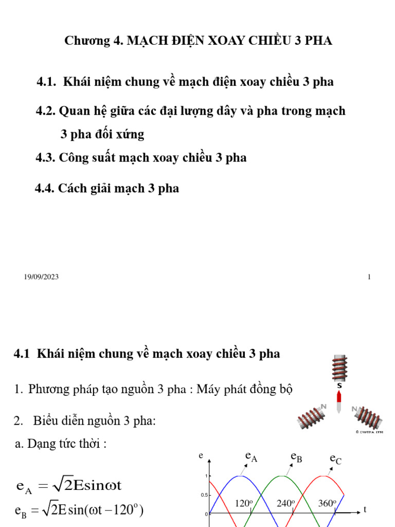 CHUONG 4 - Mach Dien Xoay Chieu Ba Pha | PDF