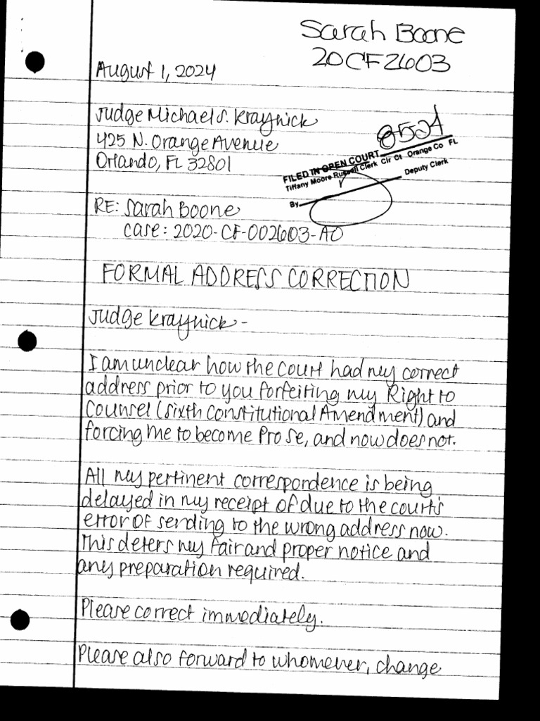 Sarah Boone Plea Deal Overview | PDF