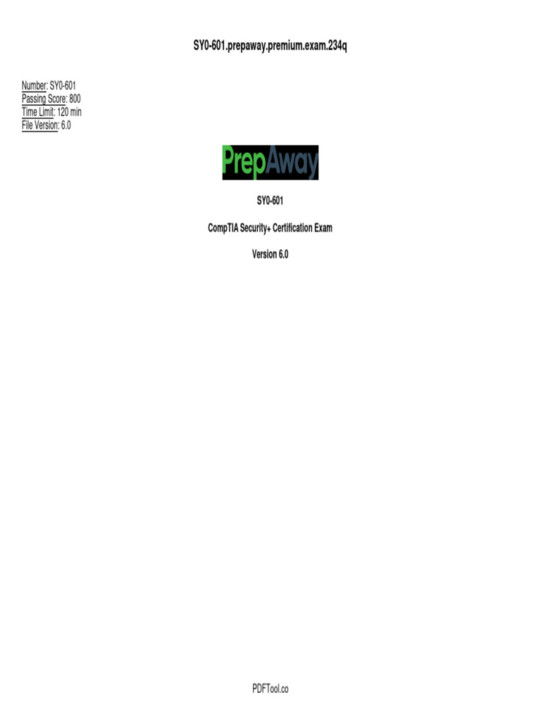 SY0 601 Dump | PDF | Malware | Computer Security