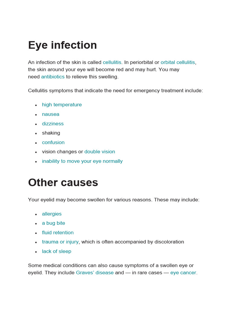 Eye Infection | PDF
