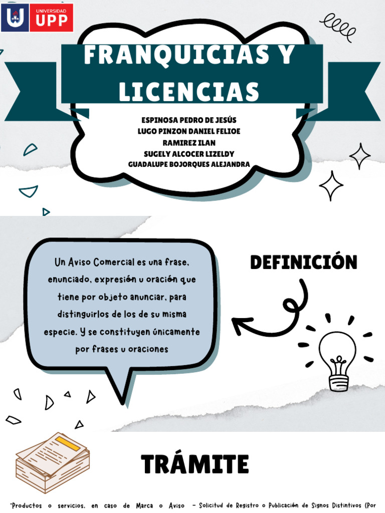 Licencias y Franquicias Presentación | PDF | Marca | Marca comercial