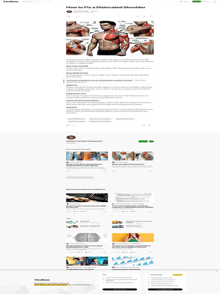Fixing a Dislocated Shoulder Guide | PDF | Shoulder | Musculoskeletal ...