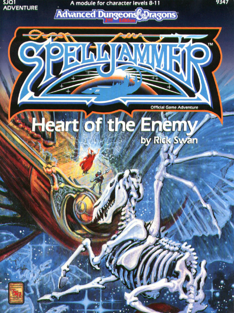ADnD Spelljammer SJQ1 Heart of The Emeny 2nd Edition | PDF