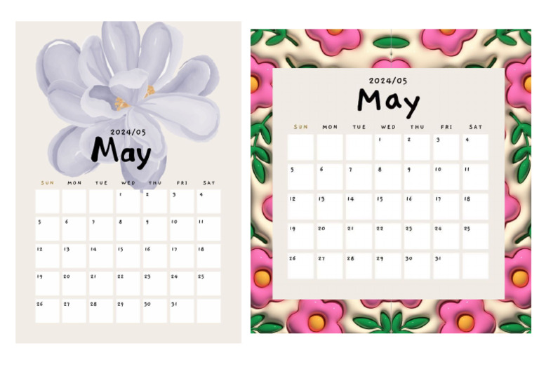 May Calendar | PDF