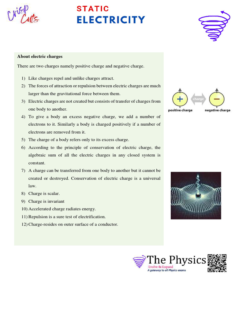 Understanding Electric Charges and Fields | PDF | Force | Electric Charge