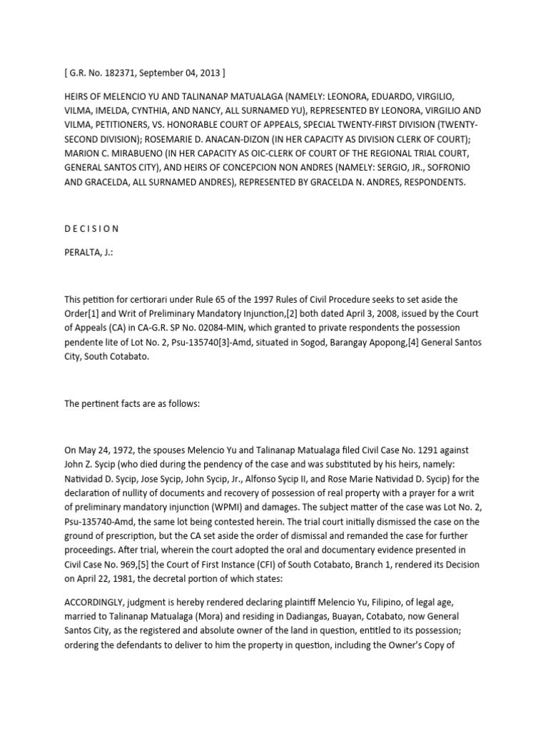 Juris 4 | PDF | Lawsuit | Injunction