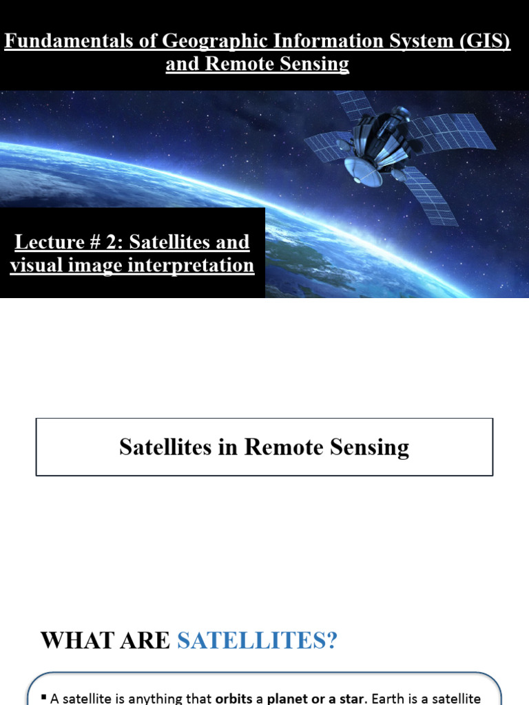Basics of Satellites | PDF | Satellite | Image