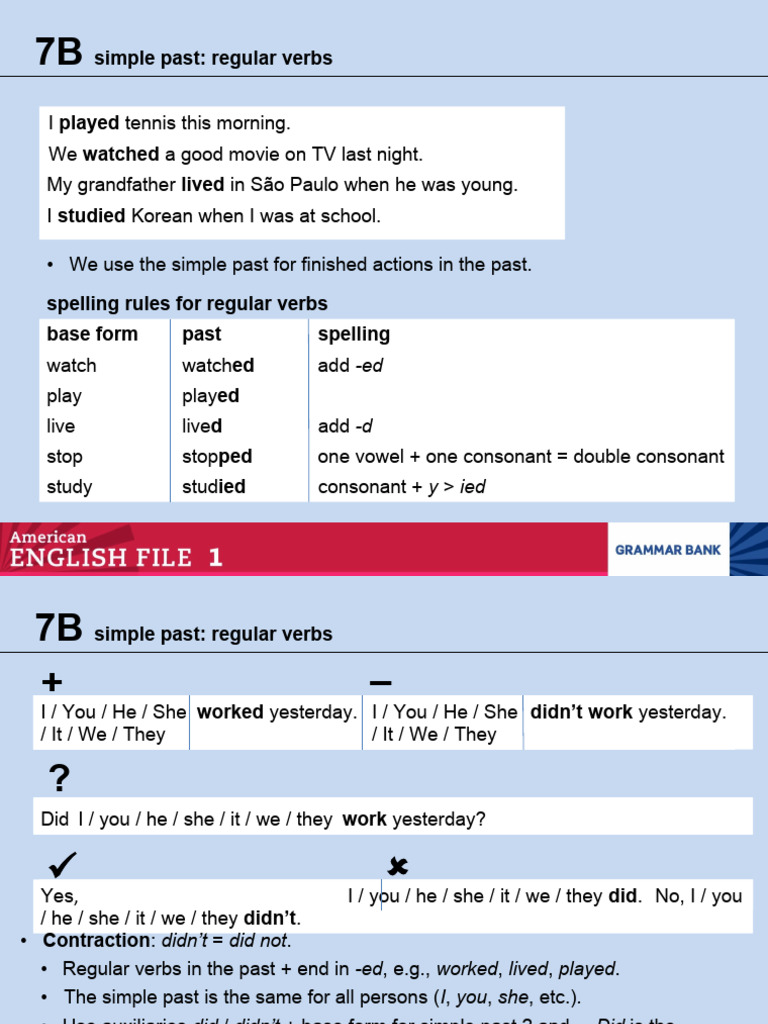 7B Grammar Bank YM | PDF