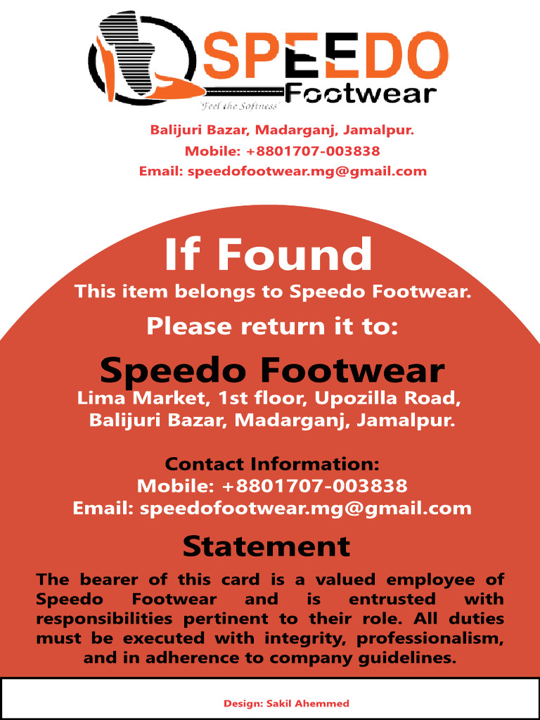 Speedo Id Card 02 | PDF