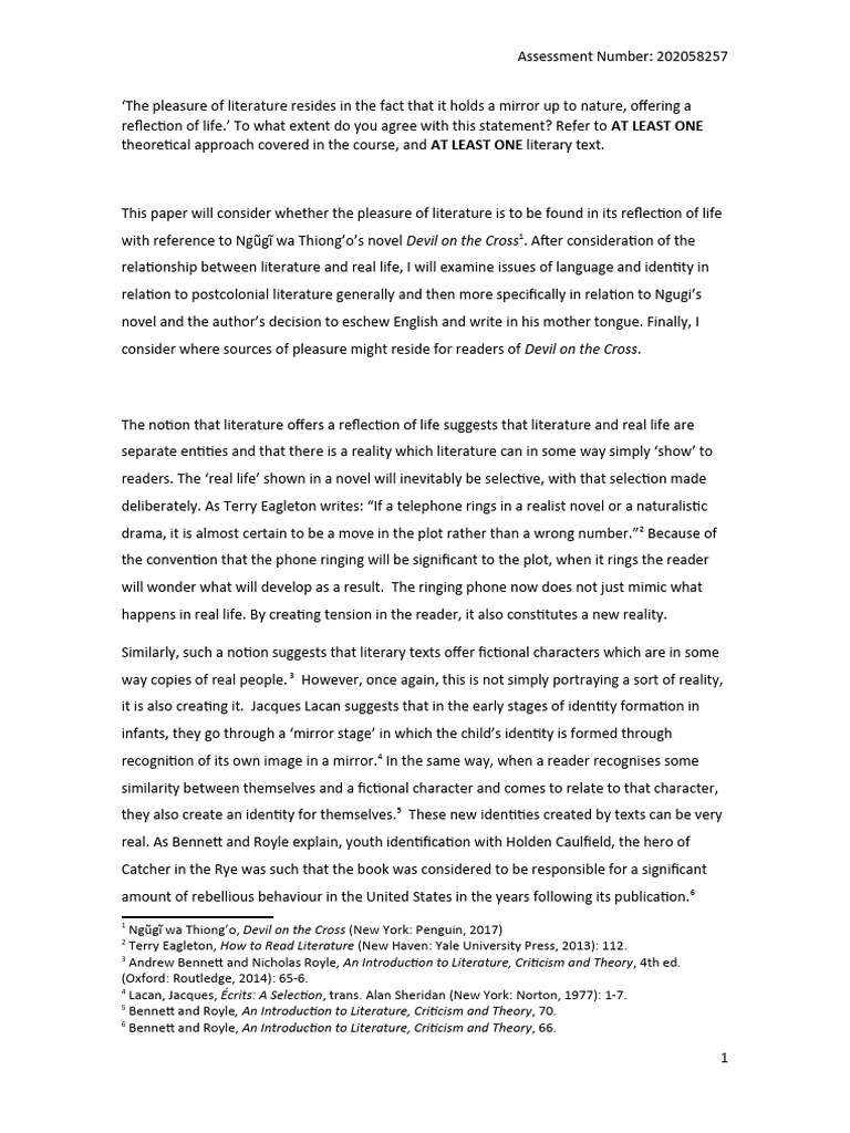 Ngũgĩ Wa Thiong'o's Novel Devil On The Cross - Relationship Between ...