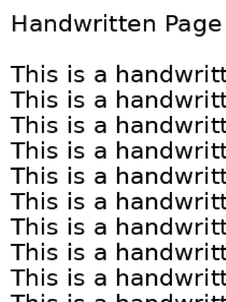 Handwritten Notebook | PDF