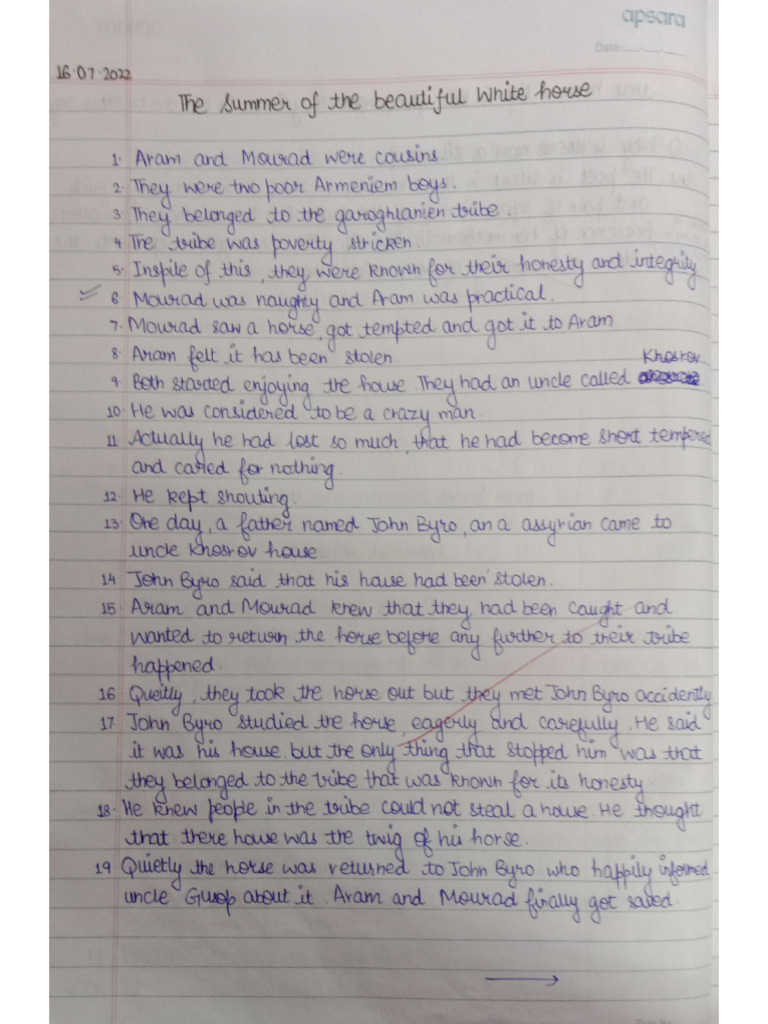 Class 11th English Copy-Sejal | PDF