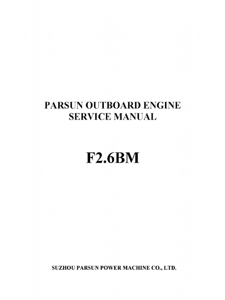 F2.6 Full Version Service Manual | PDF