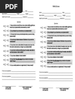 PAR-Q Questionnaire For Physical Fitness Test | PDF