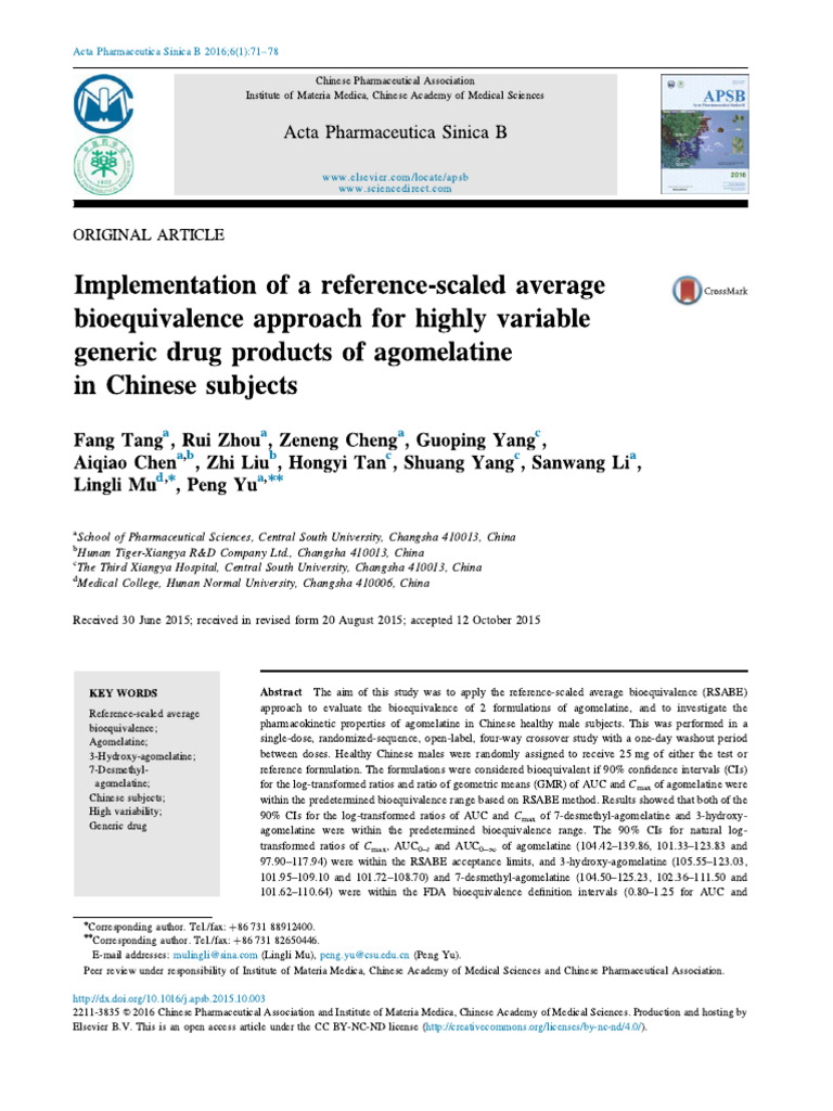 Highly Variable Drugs (HVDS) | PDF