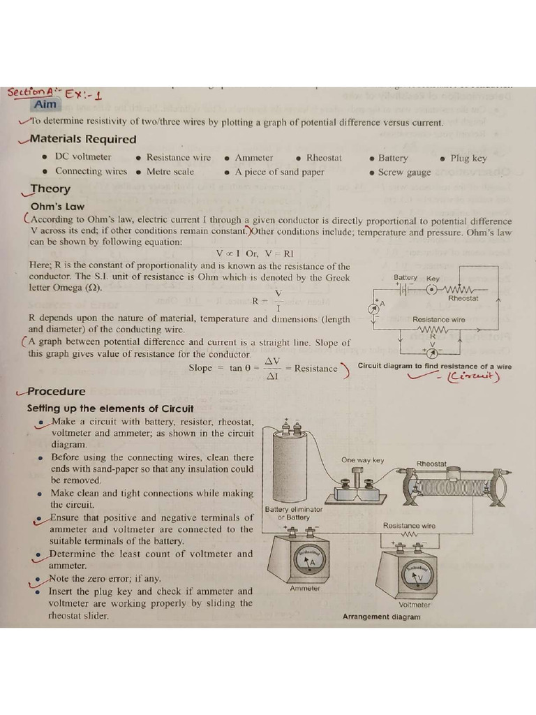 Phy Prac Manual 1 | PDF