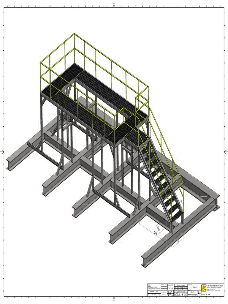 Walkway Revisi 3 | PDF | Structural Engineering | Crafts