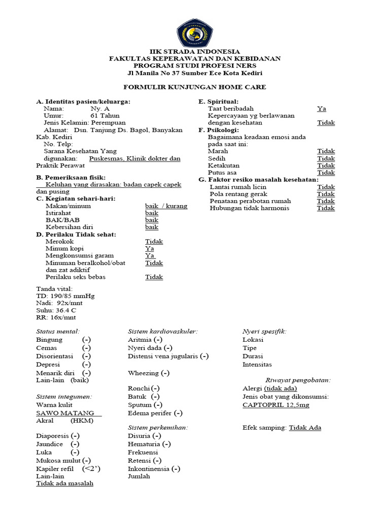 Tugas Kuliah Keluarga Shinta | PDF