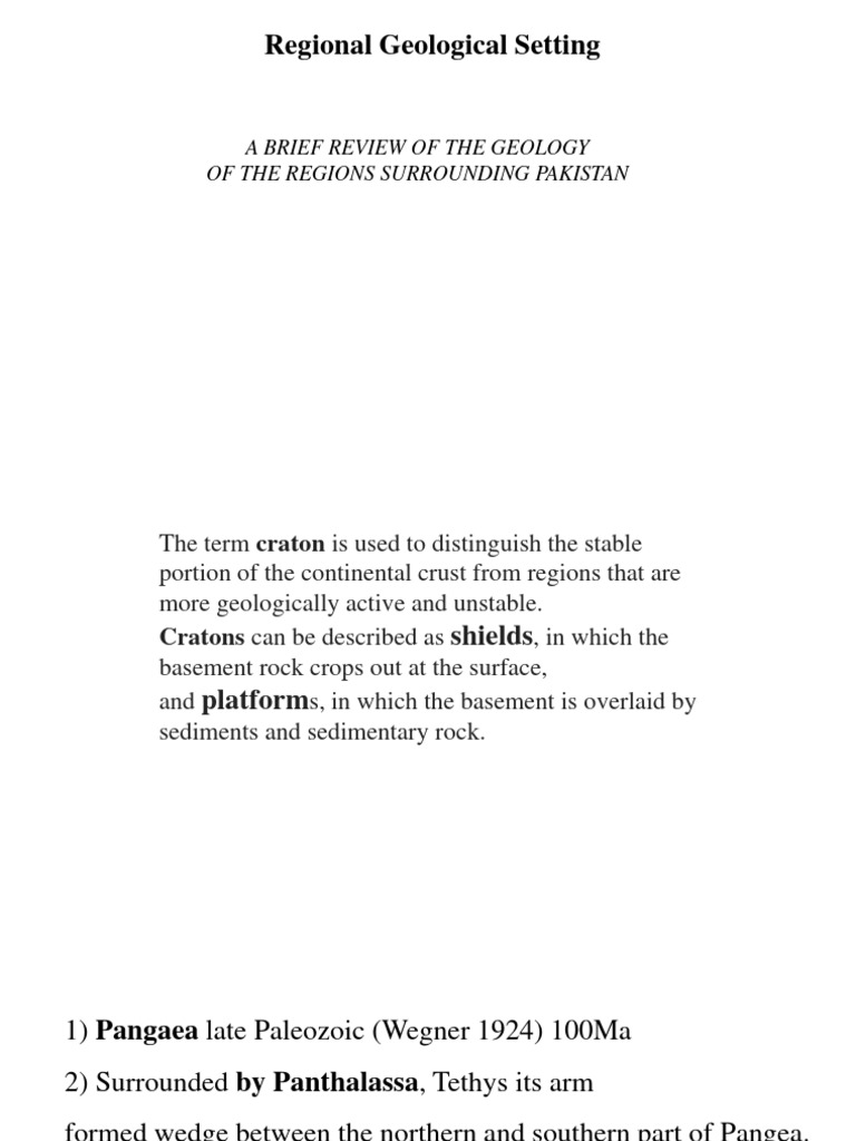 Geological Overview of Pakistan | PDF | Geology | Earth Sciences