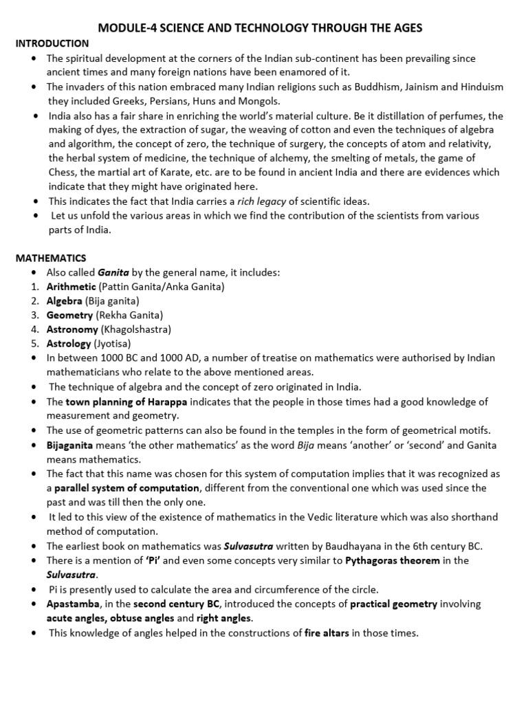 Tradition Module-4 | PDF | Textiles | Ayurveda