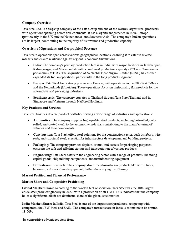 Company Overview | PDF | Efficient Energy Use | Innovation