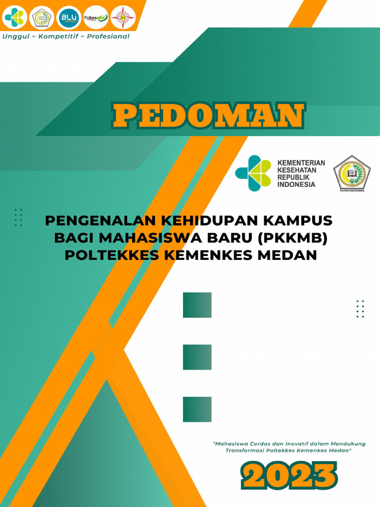 Pedoman PKKMB Poltekkes Kemenkes Medan Tahun 2023..... | PDF