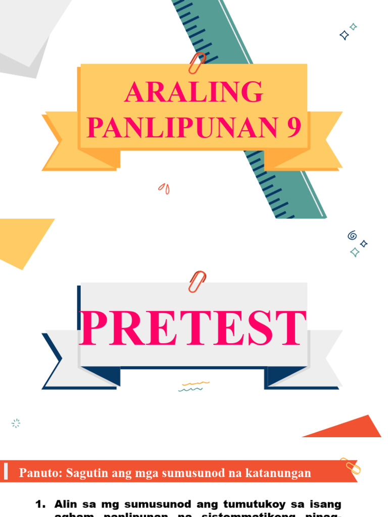 ARALIN 1 ArPan 9 | PDF