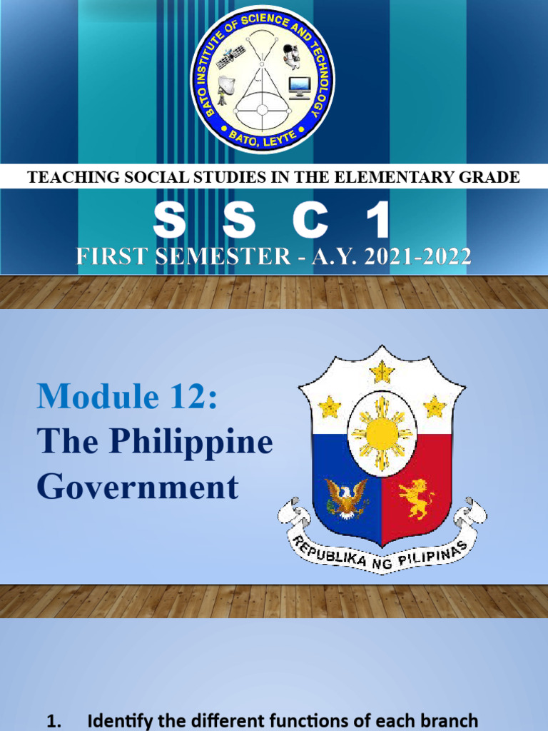 The Philippine Government | PDF