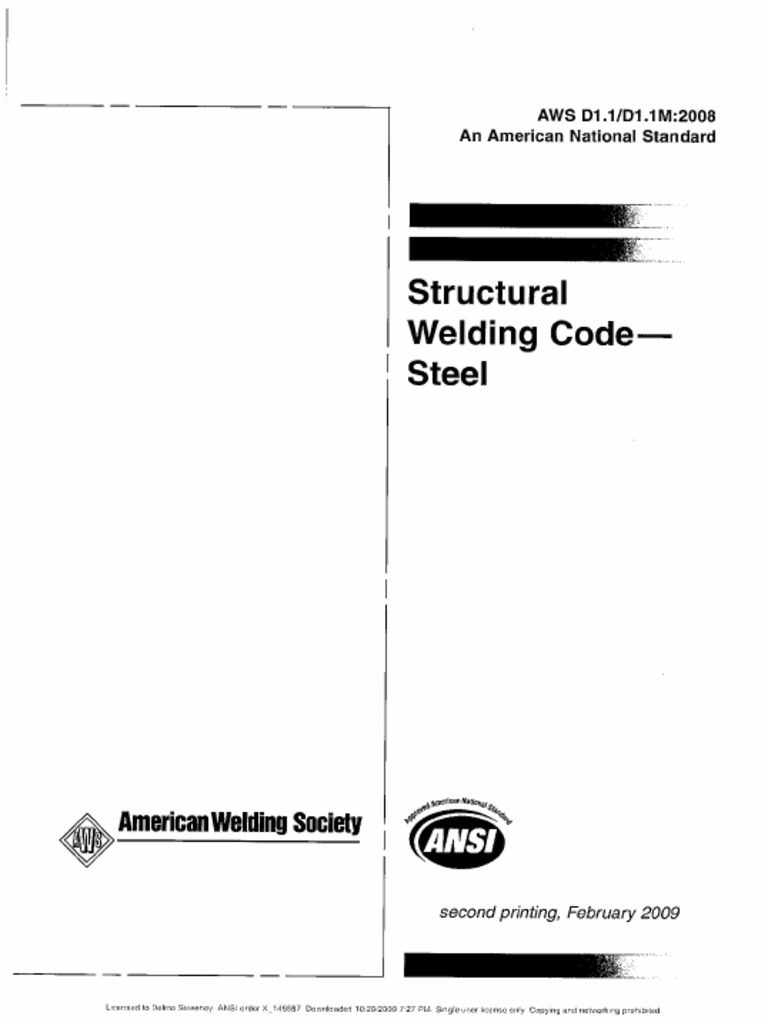 Aws D1 1 - D1 1M | PDF