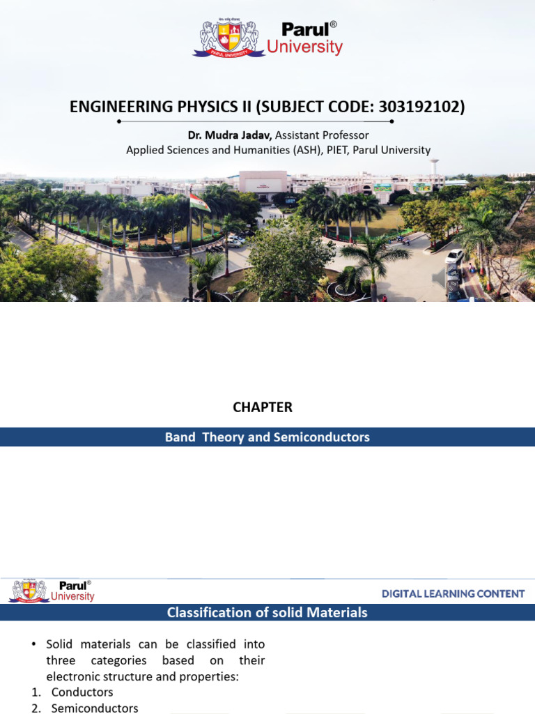 Unit 2 | PDF | P–N Junction | Semiconductors