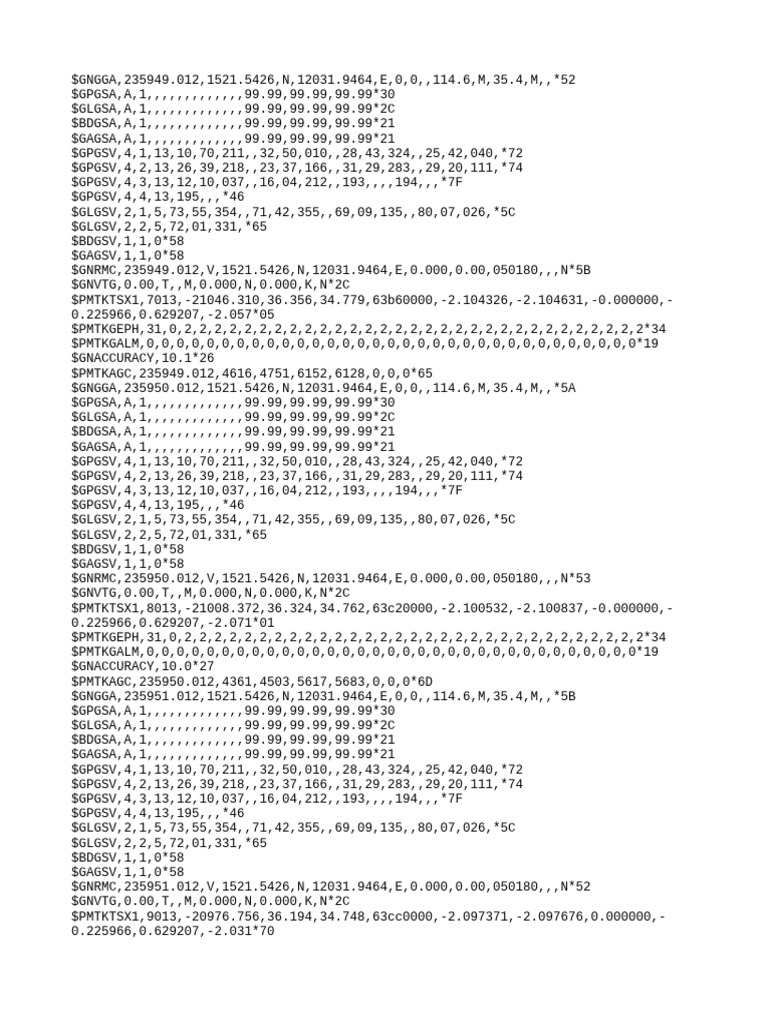 GPS Data Log Analysis | PDF