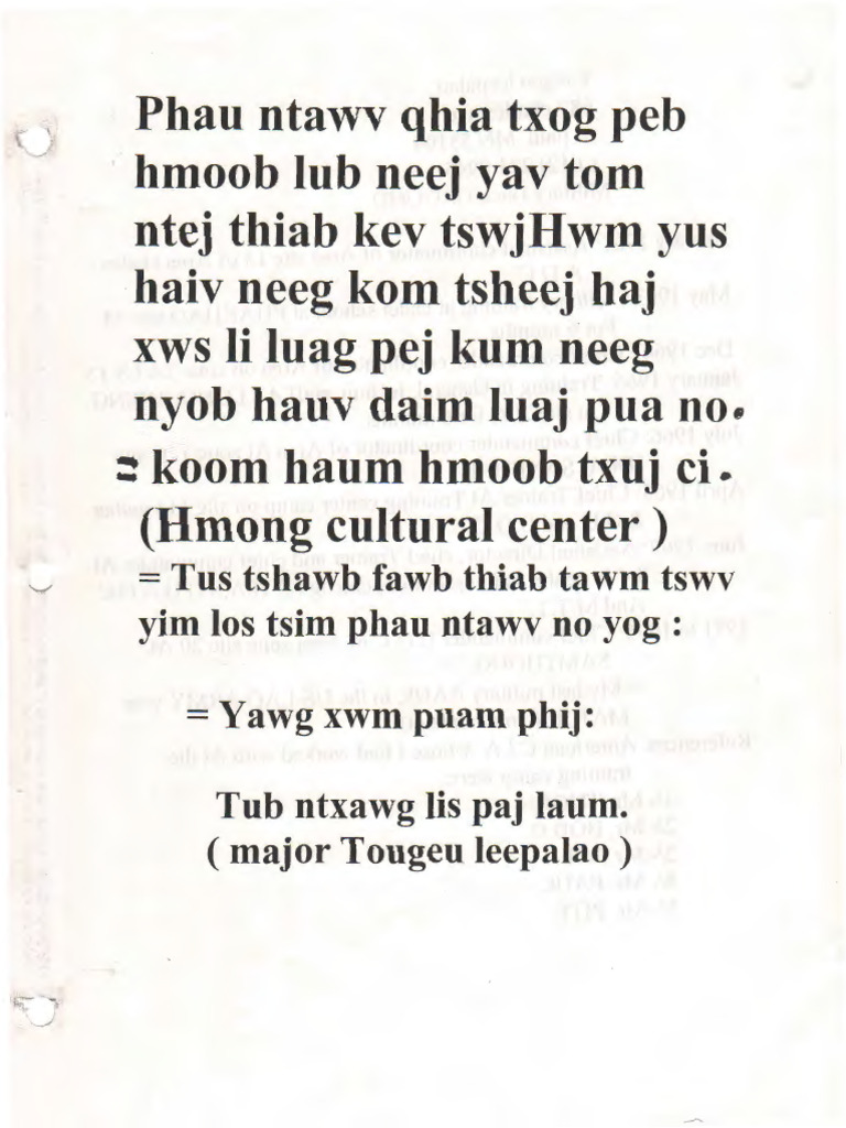Leepalao Phau Ntawv Qhia | PDF | Asian Ethnic Religion