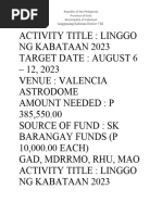 Sample Flow Program Fiesta | PDF