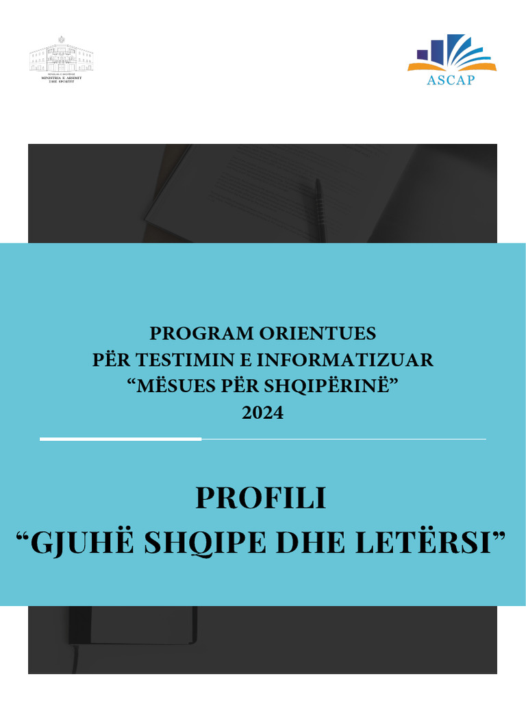Gjuhe Shqipe Dhe Letersi | PDF