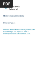 Science Iprimary Edexcel Past Paper June 2021 | PDF | Breathing | Oxygen