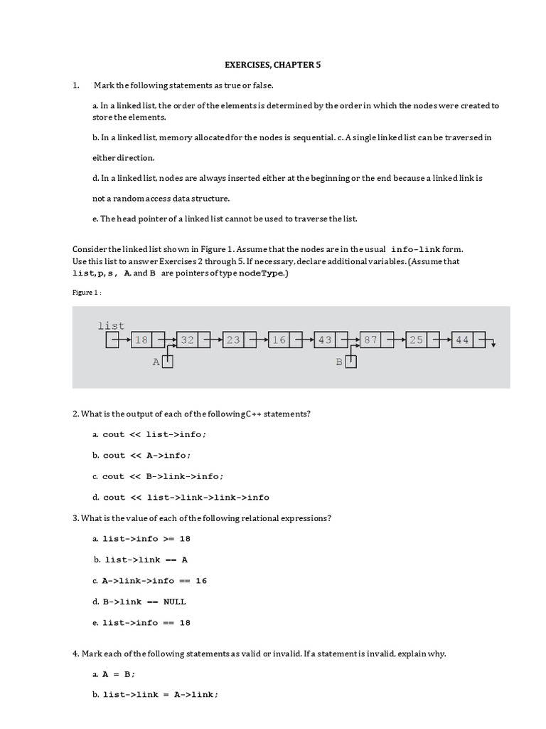 Chapter5 Exercises&Solutions | PDF | Pointer (Computer Programming) | Software Development