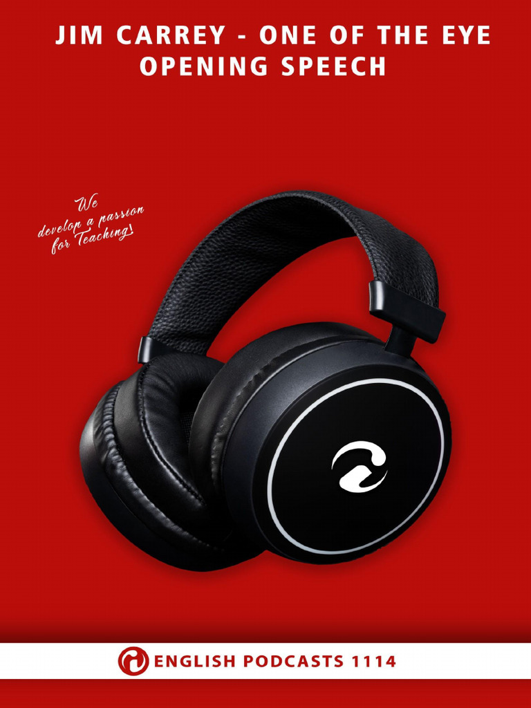 Jim Carrey One Of The Eye Opening Speech Pdf